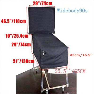 For Pinball Machine Polyester Fabric Dust Cover Protector Black ...