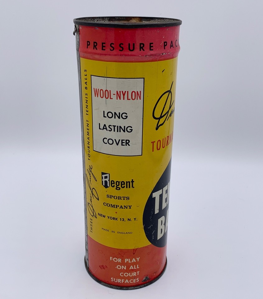 Vintage SEALED NOS Don Budge Montgomery Ward, Tournament Can Tennis ...