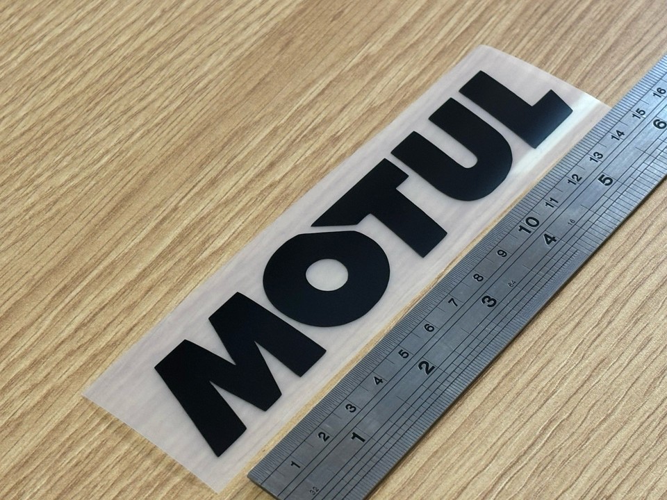 Motul Oil - Gloss Black Logo Racing Car Truck Vinyl Decal Sticker Drift ...