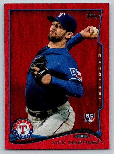 2014 Topps Update Red Foil Nick Martinez US-304 | eBay
