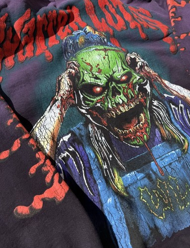 Warren Lotas Haunted Mask 'Goosebumps' Halloween Hoodie Size Large New ...