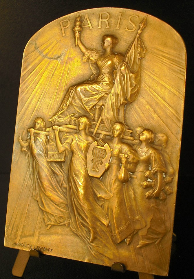 Médaille vue de la Ville de Paris 1932 Raymon Laurent s Lefebure ...