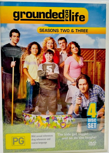 GROUNDED FOR LIFE Seasons 2 & 3 4xDVD Region 4 New & Sealed Free ...