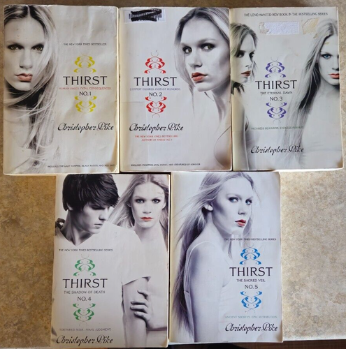 Thirst by Christopher Pike (1,2,3,4,5) 5-Book Lot - Includes First Five ...