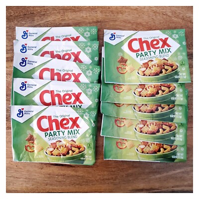 (10) The Original Chex Party Mix Seasoning Packets .62oz Lot Exp 11/ ...