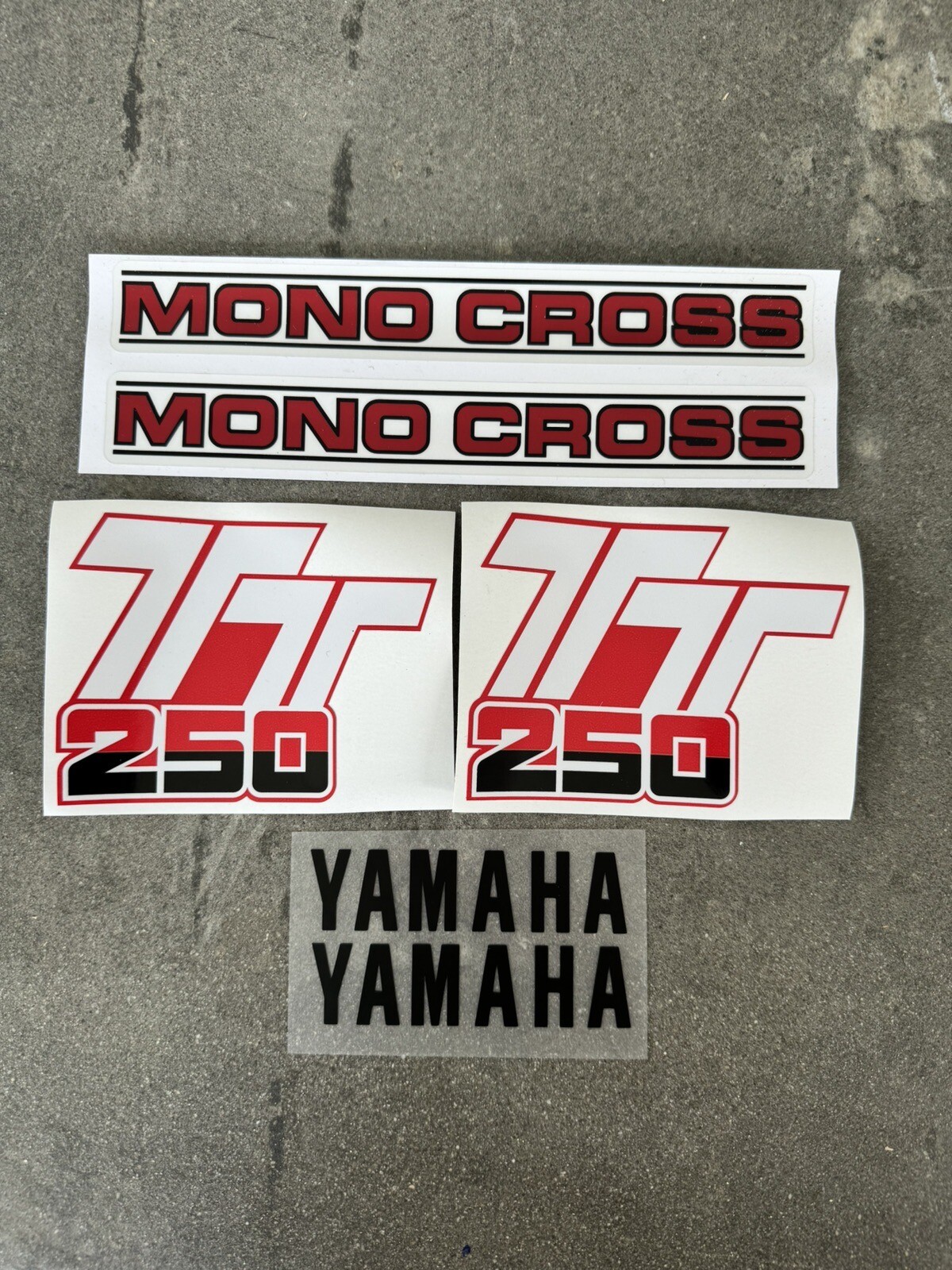 yamaha 1985 TT250 Full Decal Set/ Sticker Kit | eBay