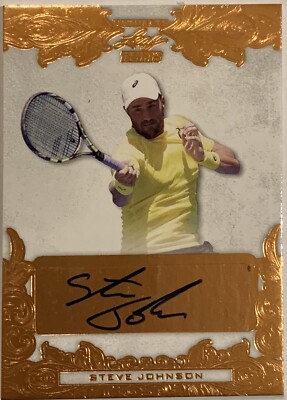2015 LEAF ULTIMATE STEVE JOHNSON AUTO ROOKIE RC AUTOGRAPH #BA-SJ1 USA ...