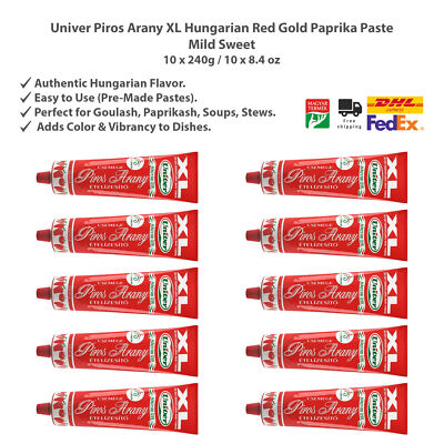 Univer Piros Arany XL Hungarian Red Gold Paprika Paste Mild Sweet ...