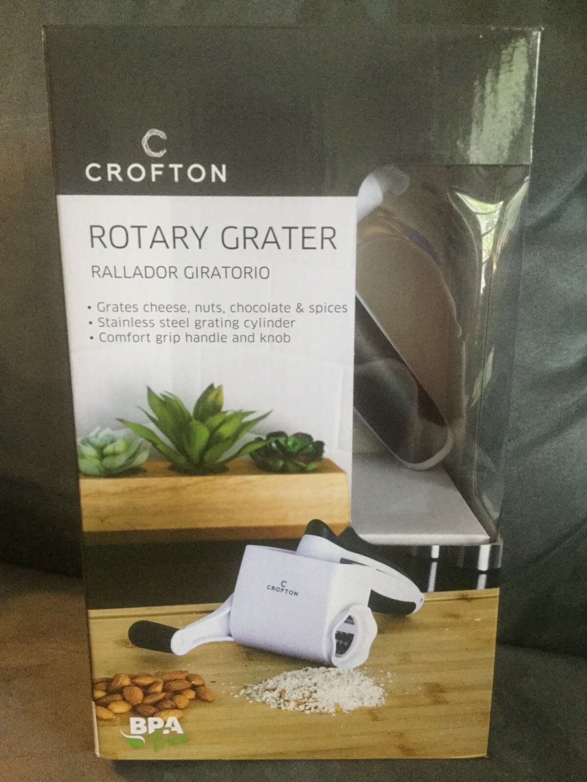 CROFTON ROTARY GRATER IN WHITE BPA FREE - BRAND NEW IN BOX | eBay