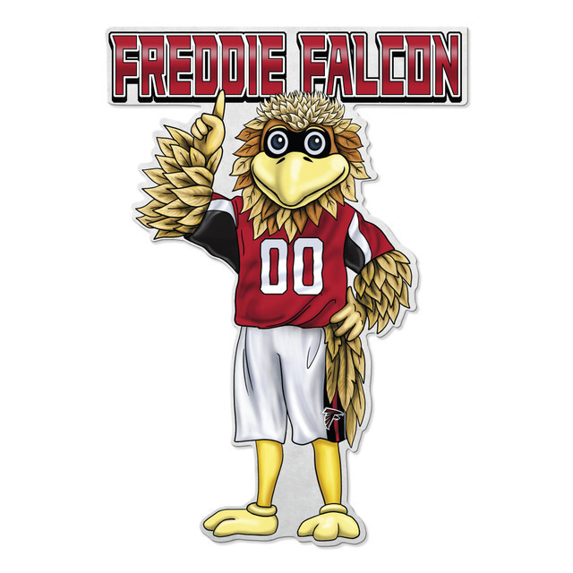 Freddie Falcon Atlanta Falcons Mascot Freddie Falcon Celebrates