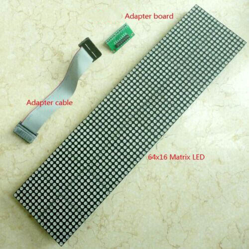 64x16 dot Matrix LED Sign Light Neon Bright MCU Provide for arduiuo ...