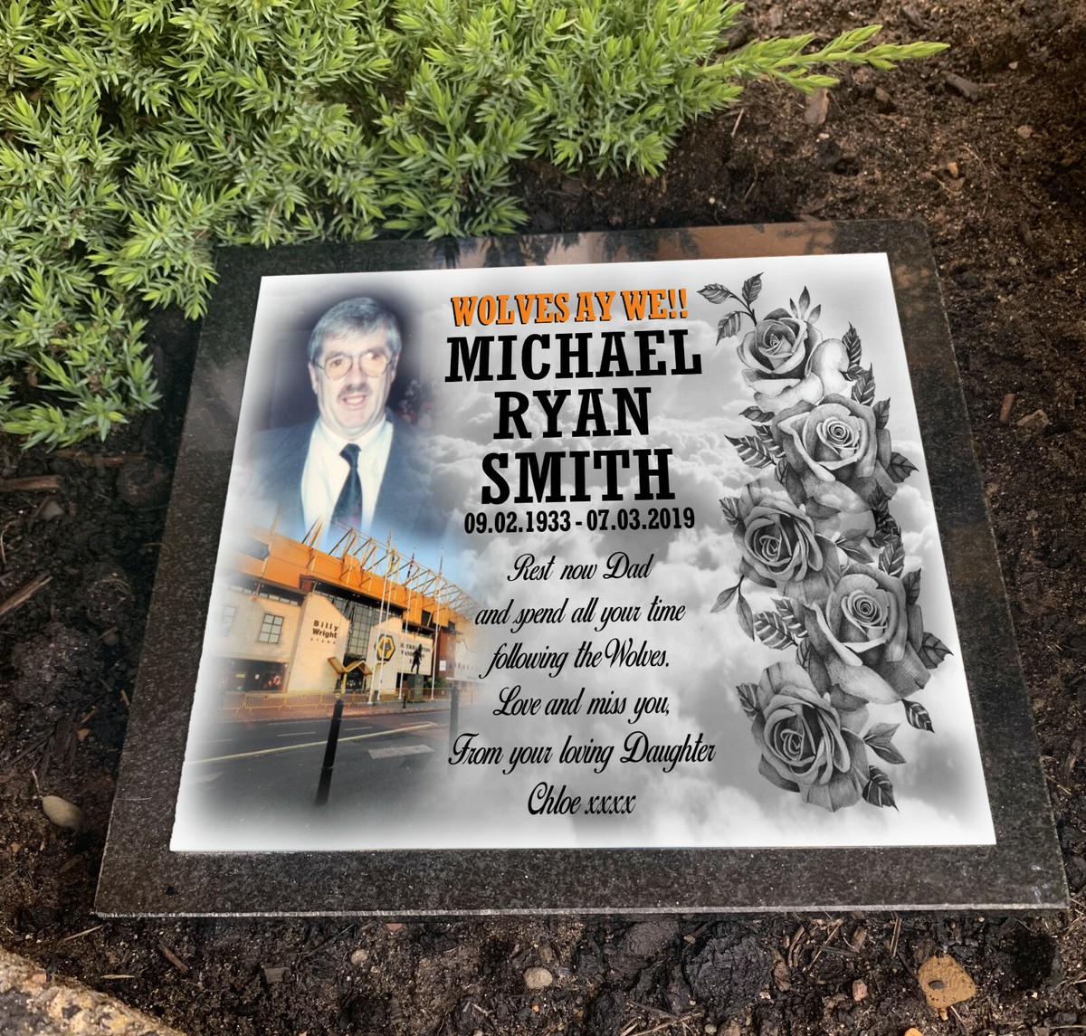 Marker Cemetery Stone Rough Cheap Headstone Tombstone Double Companion