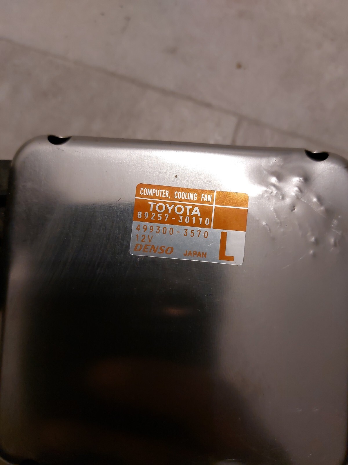 TOYOTA GENUINE OEM 89257-30110 COMPUTER, COOLING FAN 8925730110 | eBay