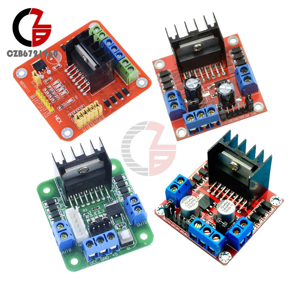 DC Industrial Stepper Motors L298N DC Motor Driver Module – Dual H ...