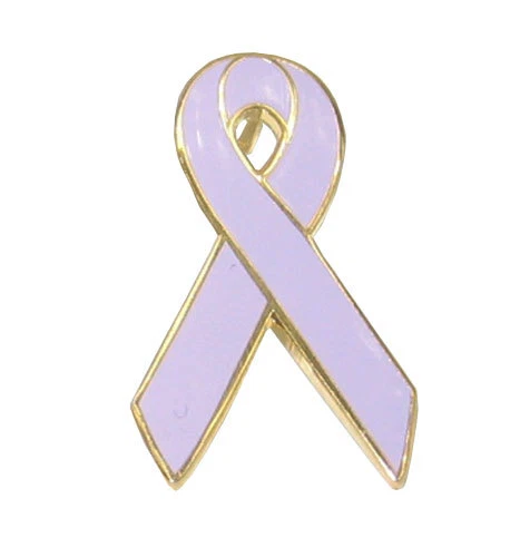 Lavender Cancer Ribbon Transparent