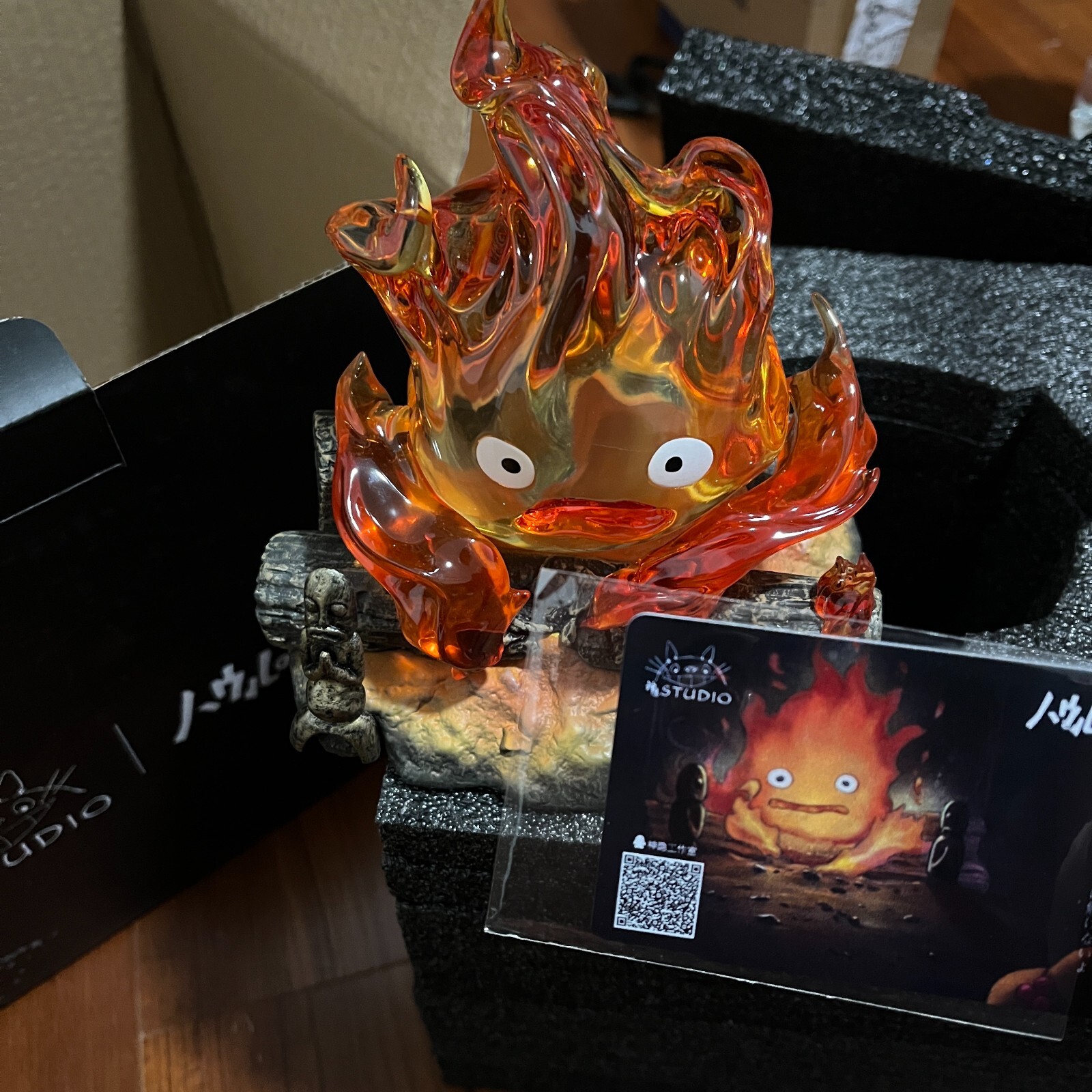 ShenYin Studios Howl's Moving Castle Calcifer Resin Statue In Stock ...