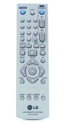 LG 6711R1P073B Original Remote Control for VCR VHS Player (Ref#G-124 ...