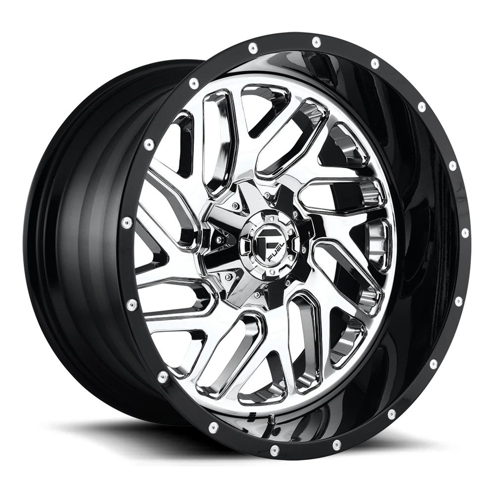 Black And Chrome Truck Rims