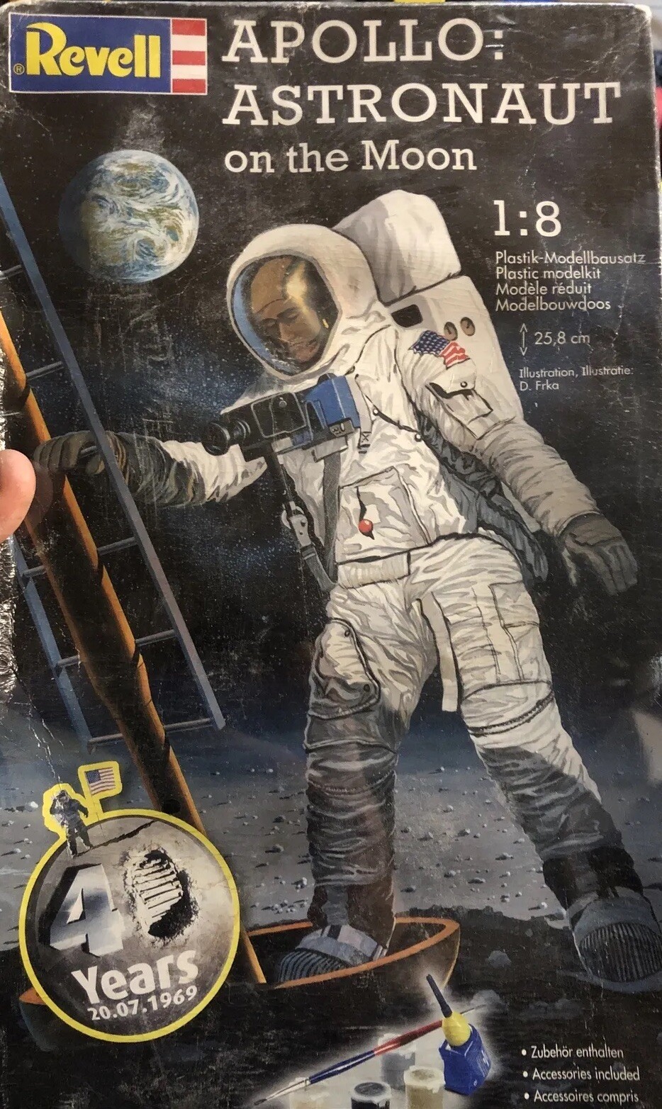Apollo: Astronaut on the Moon Revell 1:8 Kit Gift Set #04826/ Box 2009 ...
