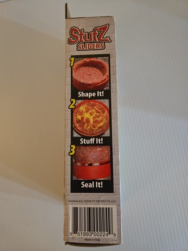 Stufz Sliders Mini Stuffed Burger Maker -as Seen on Tv- Makes 3 Mini ...