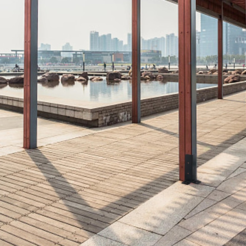 Reusable Iron Brackets for Fixing Wooden Posts Decks and Concrete ...