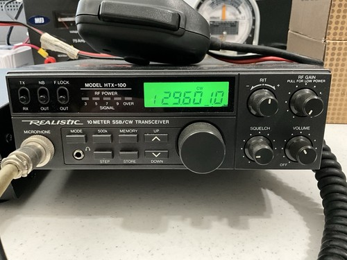 RadioShack Realistic HTX-100 10-Meter SSB/CW Mobile Ham Radio ...