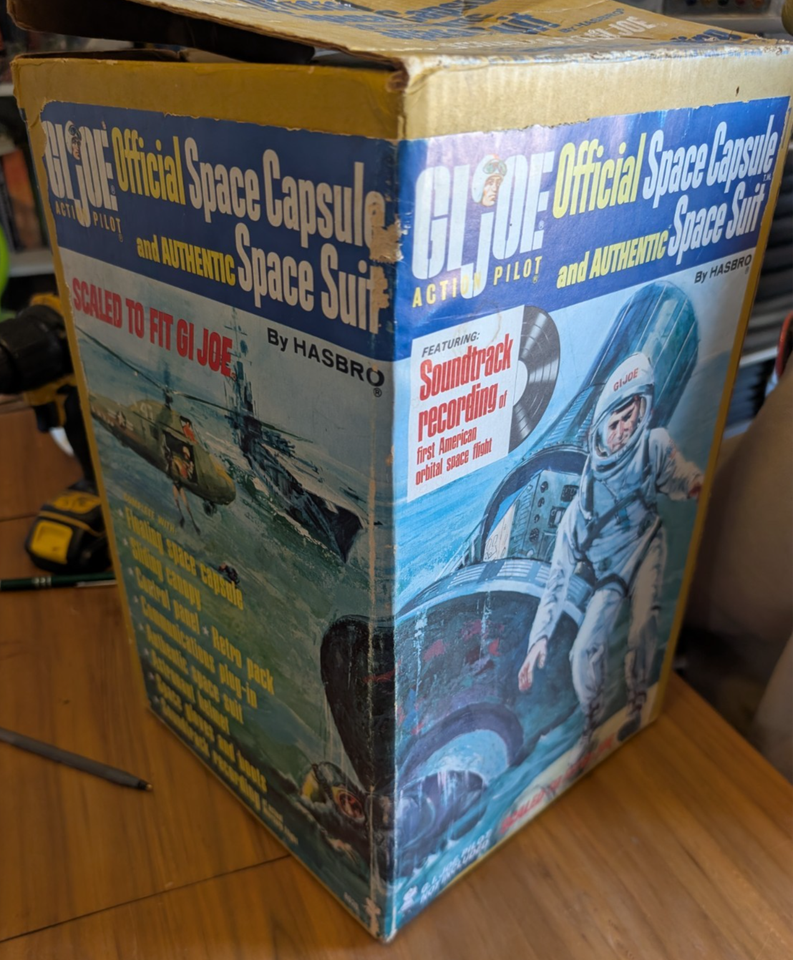 G.I Joe 1966 Space Capsule with 1964 Brown Haired Astronaut and box | eBay