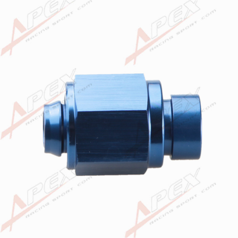 AN6 AN8 Female To 5/16" 3/8" 1/2" Straight Hose Barb Adapter Aluminum ...