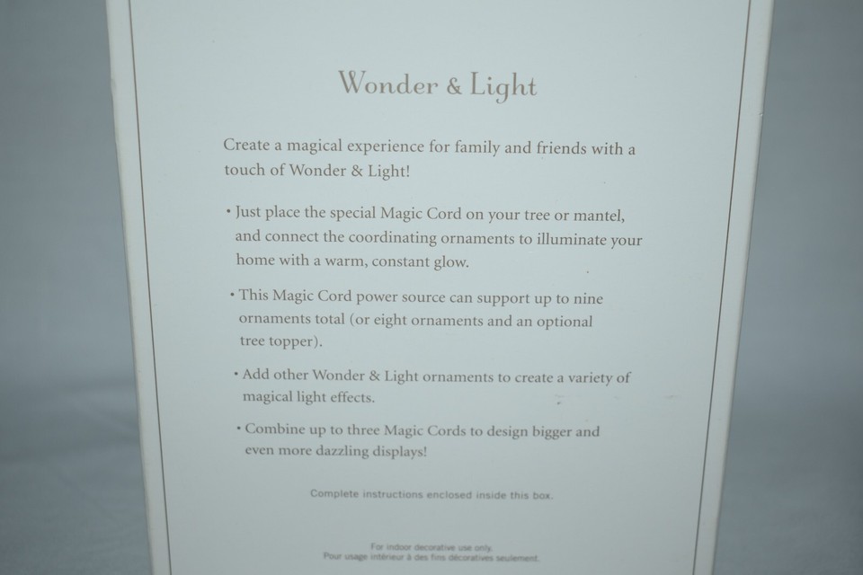 Hallmark Ornament Wonder & Light Magic Cord Power Up To 9 Ornaments | eBay