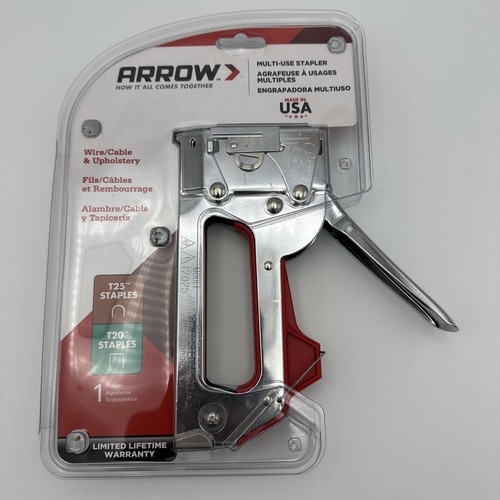 Arrow Fastener T2025 Multi-Use Stapler & Wire Tacker 79055020257| eBay