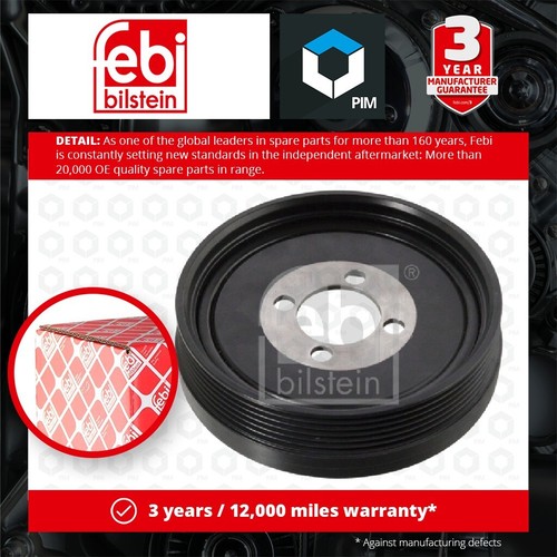 Crankshaft Pulley fits BMW 320 E90, E91 2.0 06 to 12 N46B20B Belt ...