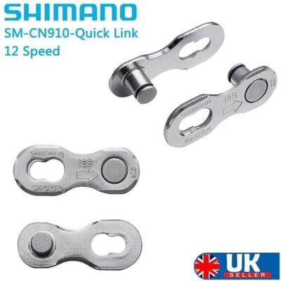 2 Pair 12 Speed Chain Link Fits Shimano M6100/7100/8100 CN910 HG 12S ...
