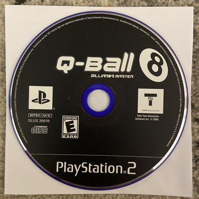 🔥 Q-Ball: Billiards Master (PlayStation 2 PS2, 2000) Mint Disc Only ...