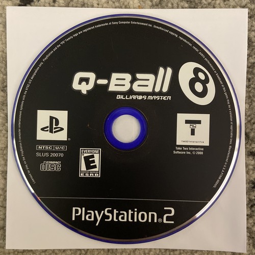 🔥 Q-Ball: Billiards Master (PlayStation 2 PS2, 2000) Mint Disc Only ...