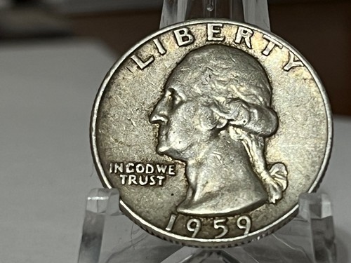 Nice Original Circulated Condition 1959-D Washington Quarter. #WX 144 ...