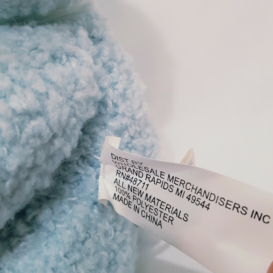 Teddy Bear with Jewelry or Trinket Gift Box Empty Plush Blue Baby 6" | eBay