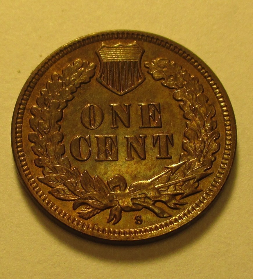 1908-S Indian Head Cent Uncirculated | eBay