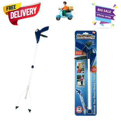 New Gopher II Deluxe Pick Up & Reaching Aid, Blue, as Seen on TV. (1 ...