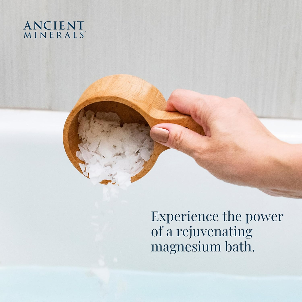 Magnesium Bath Flakes -Epsom Salt Alternative for Relaxation&Muscle ...