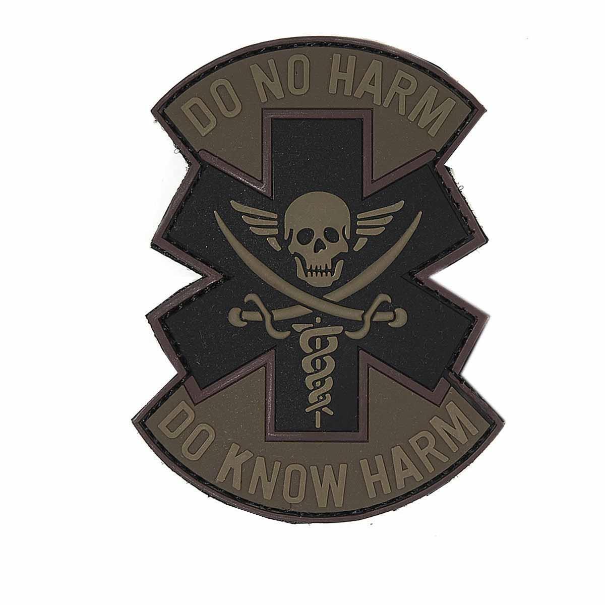 Patch 3D DO NO HARM DO KNOW HARM Abzeichen Aufnäher | eBay