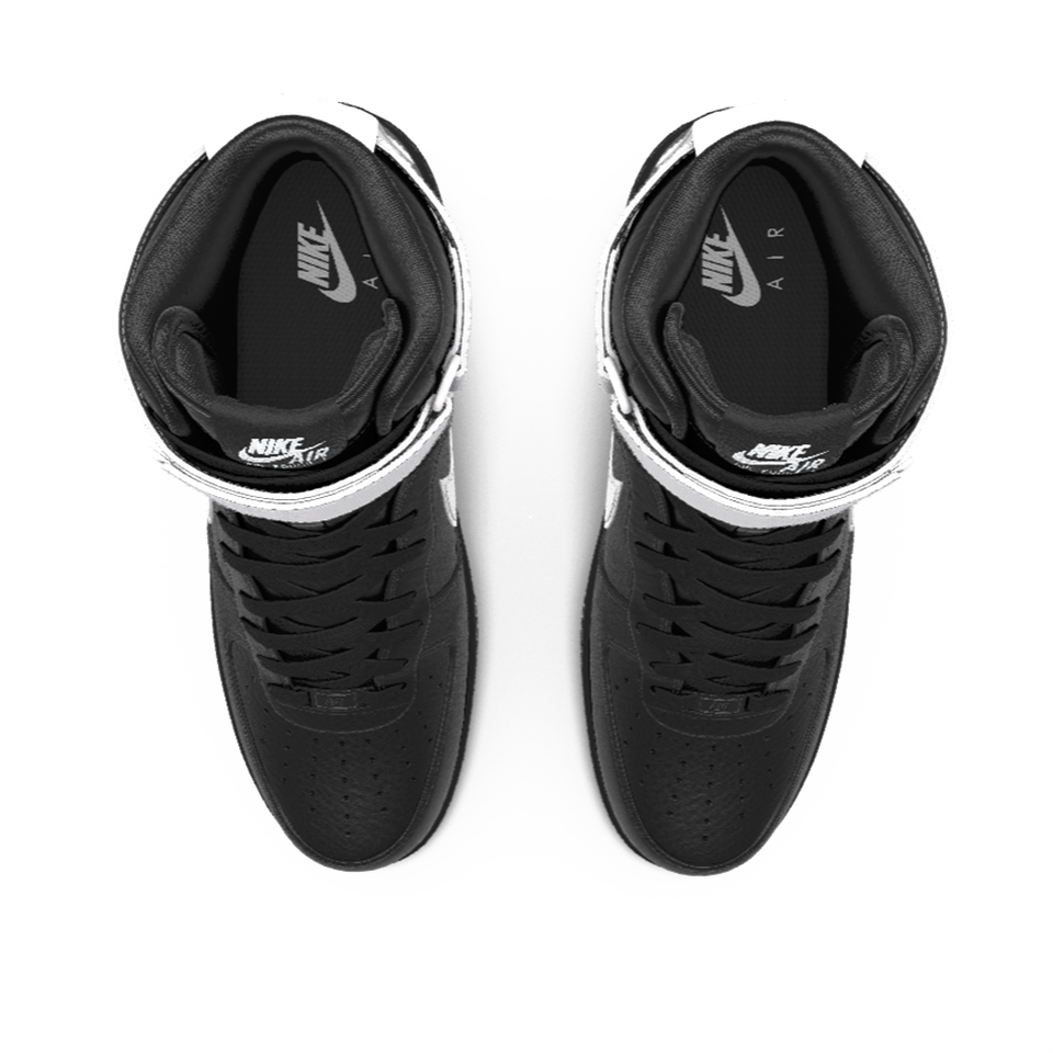 $250 NIB NEW Mens Nike Air Force 1 Vandal Black & White Leather Custom ...