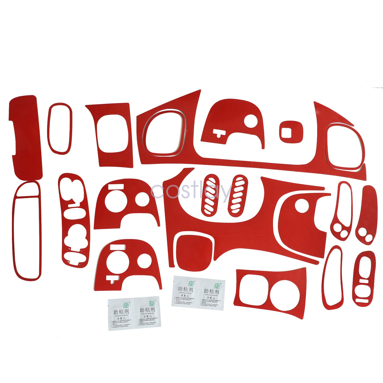 18Pcs For Chevrolet Corvette C5 1998-04 Real Carbon Fiber Interior Full ...