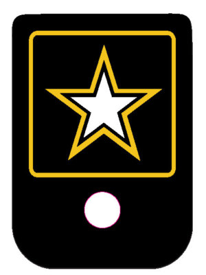 FITS GLOCK 9MM-40 CAL US ARMY STAR Mag Base Plate STICKERS,set of 6 | eBay