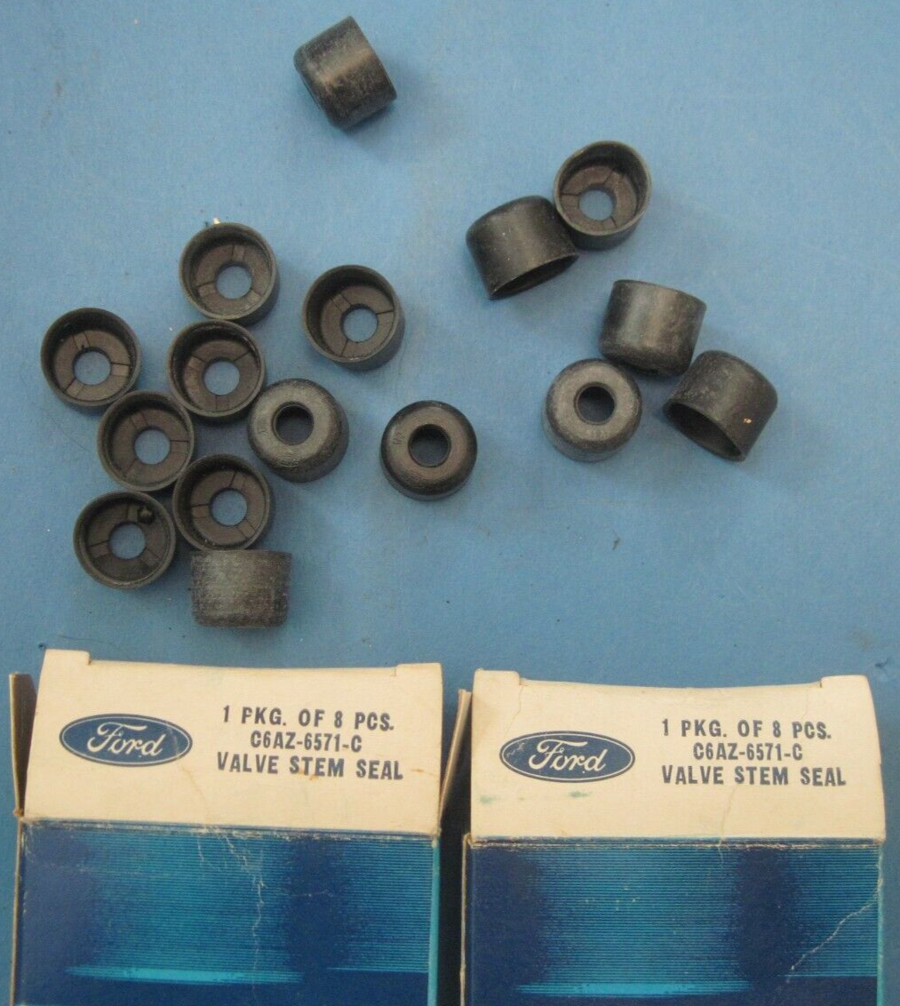 NOS valve stem seal set 1966/1967 Ford Falcon Fairlane 289 C6AZ-6571-C ...