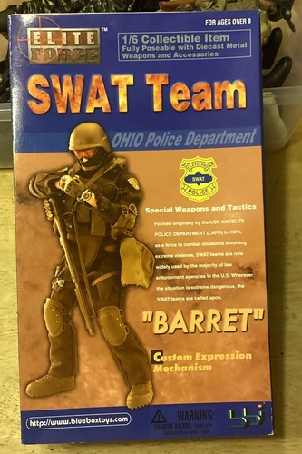 BBI Elite Force Cleveland Police SWAT Team Barret 1/6th action figure ...