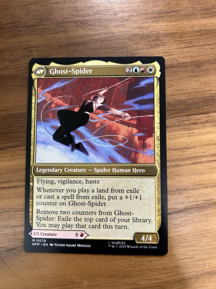 1x Gwen Stacy - Ghost Spider MTG Marvel’s Spider-Man Mythic Rare ...