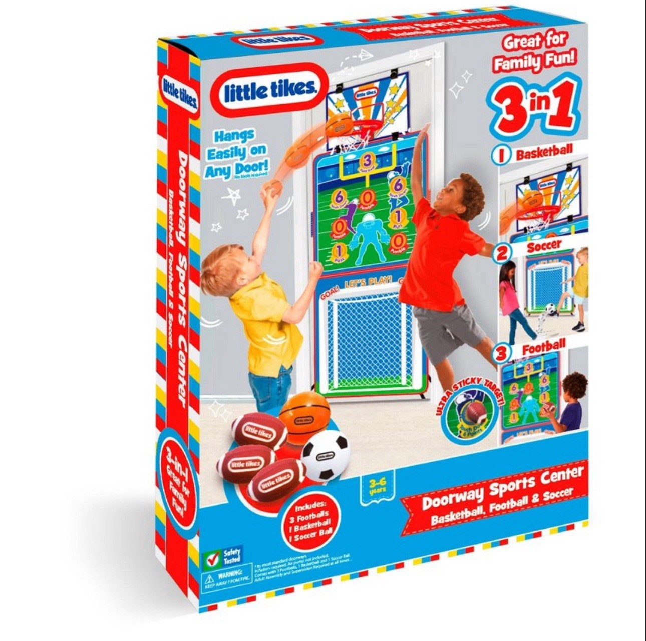 Little Tikes 3 In 1 Doorway Sports Center | eBay