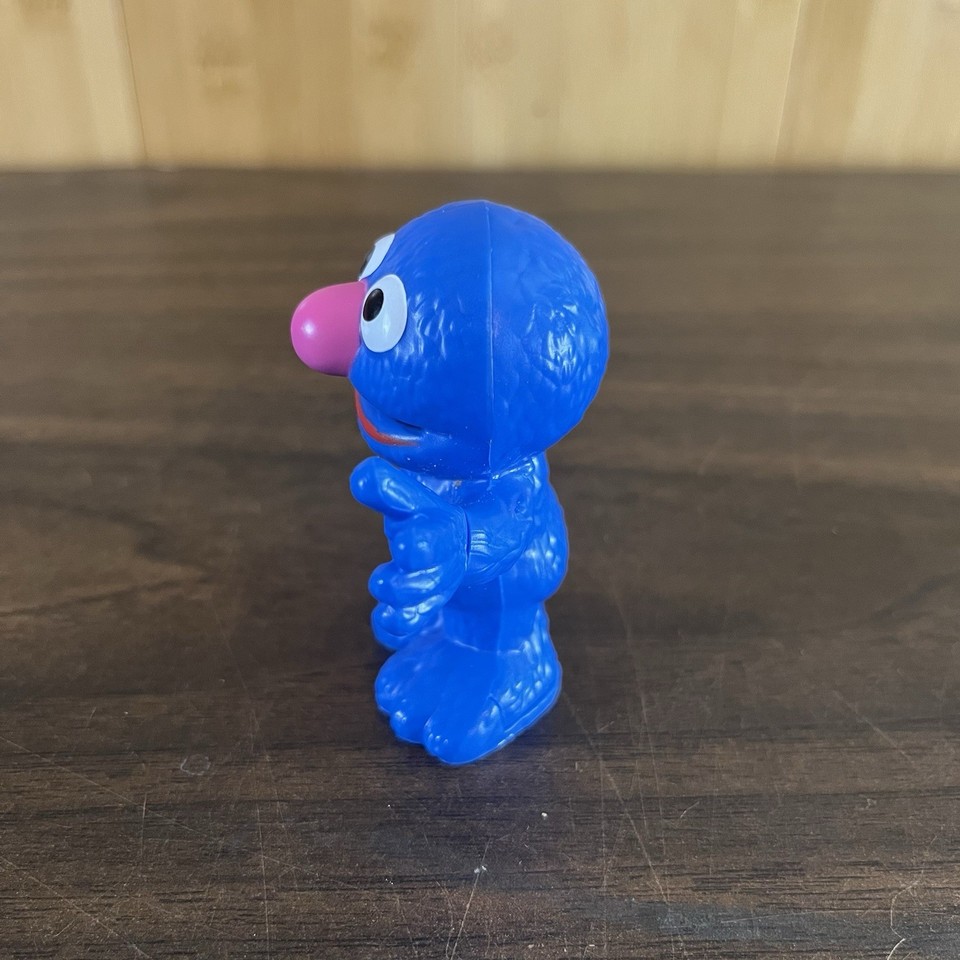 Sesame Workshop Grover Waving Figure Cake Topper 2013 Hasbro Hard PVC ...