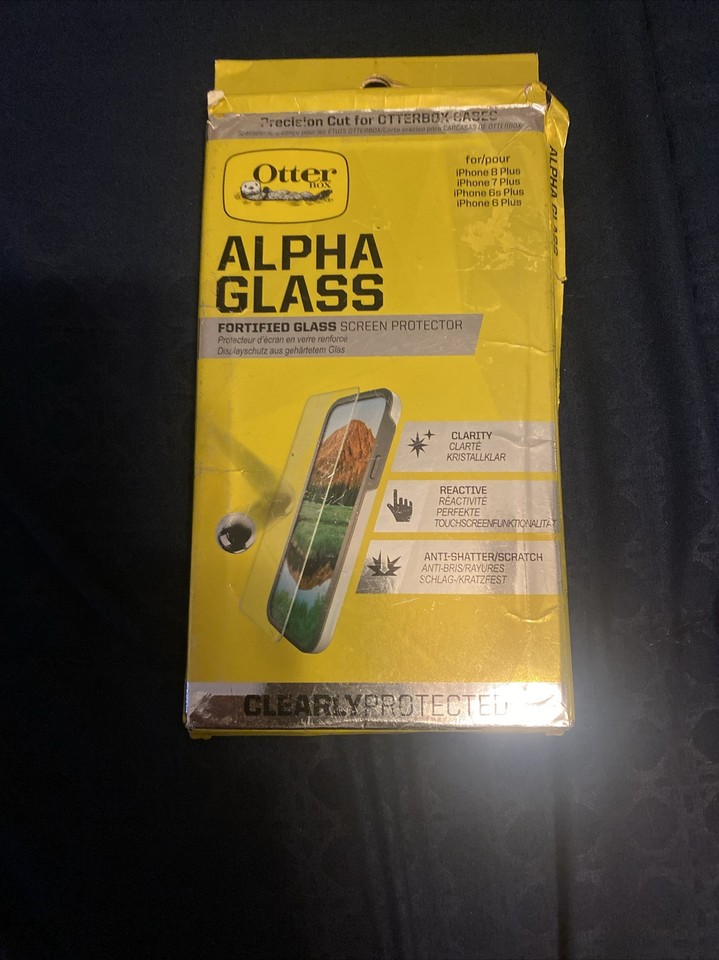 OtterBox ALPHA GLASS Screen Protector for iPhone 6 Plus/6s Plus/7 Plus ...