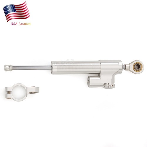 Motor Dirt Bike Universal CNC Adjust Steering Damper Stabilizer Safety ...